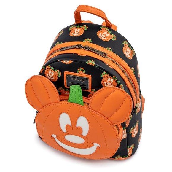 Loungefly | Bags | Loungefly Disney Pumpkin Mickeyolantern Glow In The ...